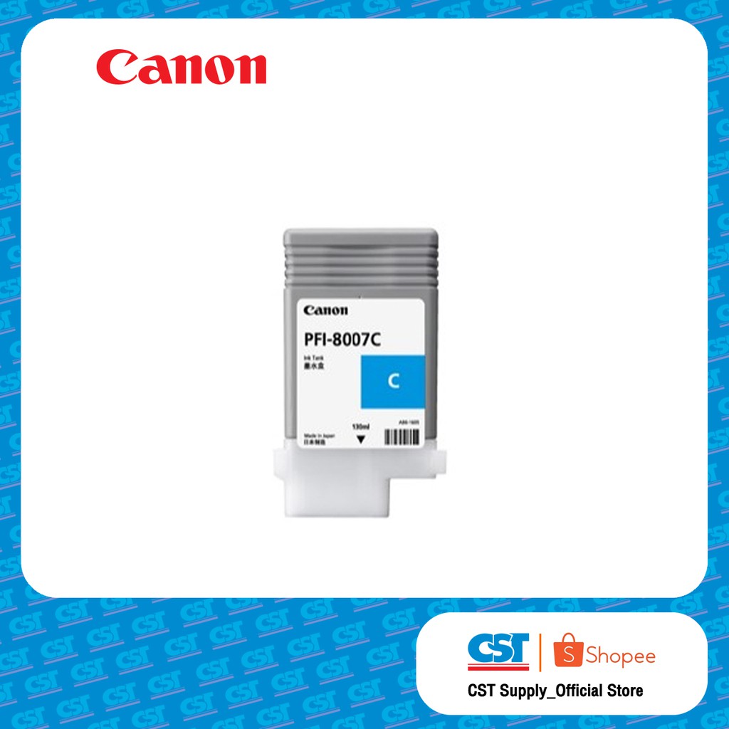 CANON Ink Cartridges PFI 8007 หมึกพิมพ์ อิงค์เจ็ทแท้ Cyan สีฟ้า สำหรับเครื่องพิมพ์ IPF671E ...