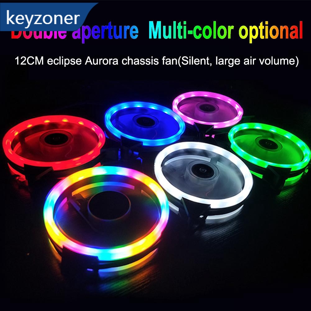 KE LED 120 มิลลิเมตร 52CFM De- สั่นสะเทือนยาง DC 12 โวลต์พีซี ...