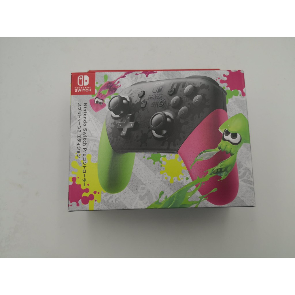 จอยโปร NSW NINTENDO SWITCH PRO CONTROLLER (SPLATOON 2 EDITION) มือสอง ...