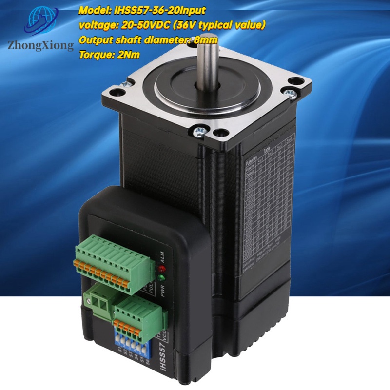 NEMA23 2Nm Hybrid Closed Loop Stepper Servo Motor Driver Kit 36VDC iHSS57-36-20 | Shopee Thailand