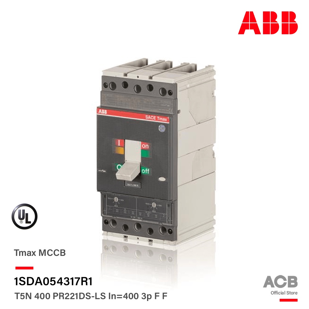ABB - 1SDA054317R1 - T5N 400 PR221DS-LS/I IN=400 3P F F | Shopee Thailand
