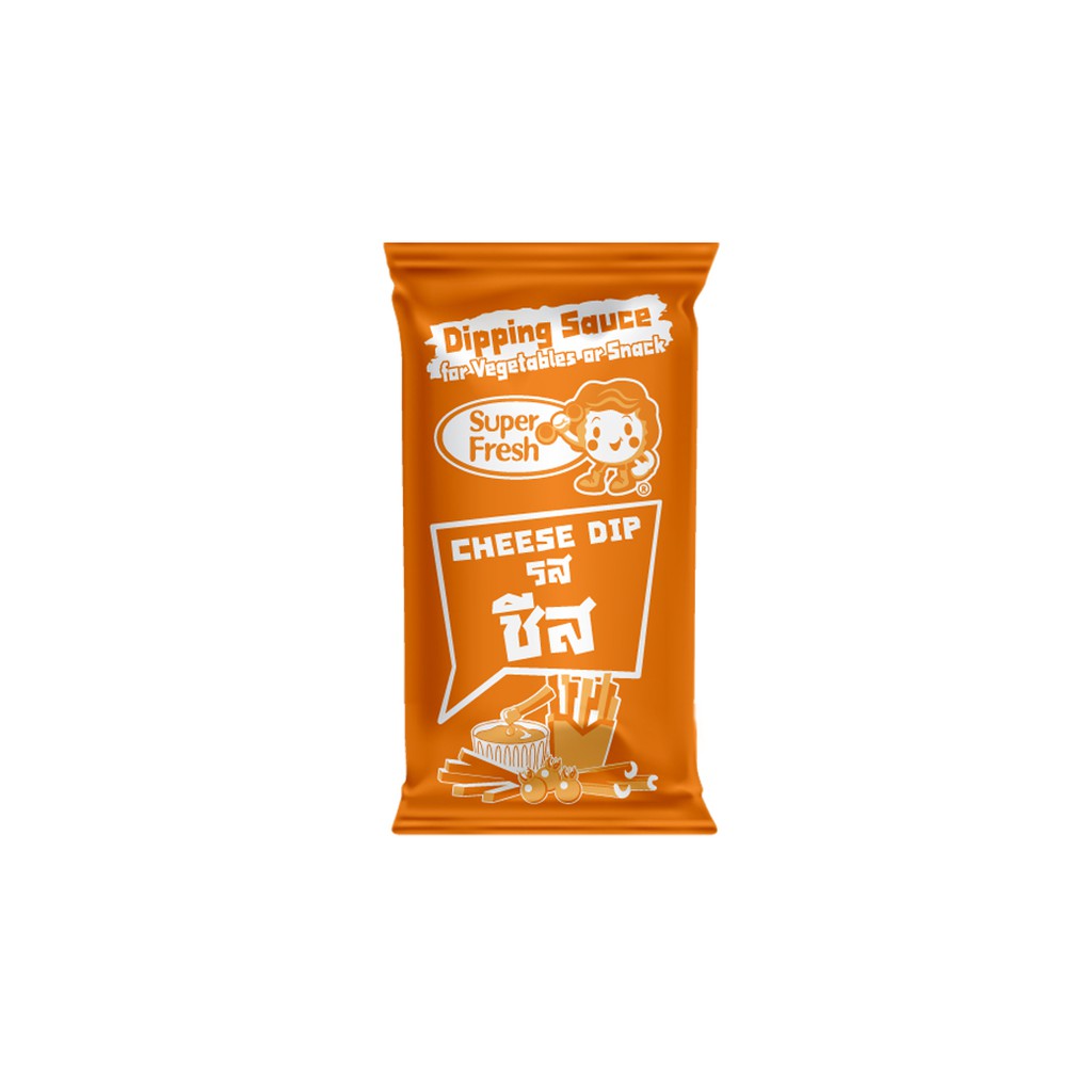 ซอสดิป รสชีส ซุป เปอร์เฟรช 60 กรัม Super Fresh Cheese Dipping Sauce 60g ...