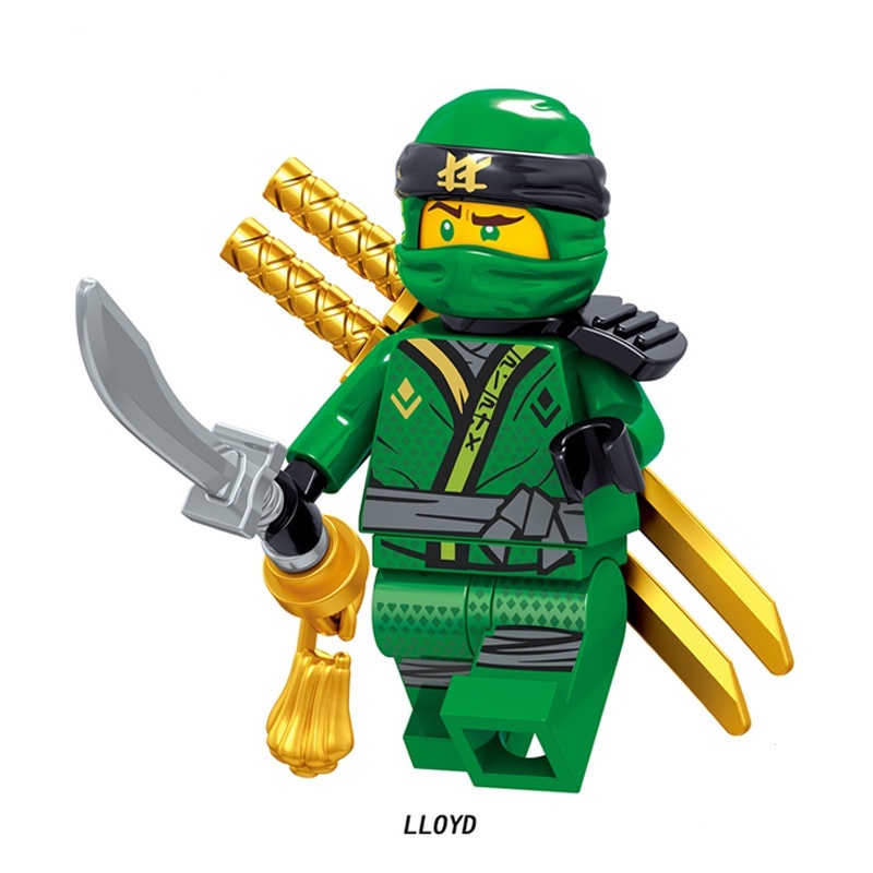 ฟิกเกอร์ Lloyd Montgomery Garmadon Enter The Ninjanomicon Game Back ของ ...