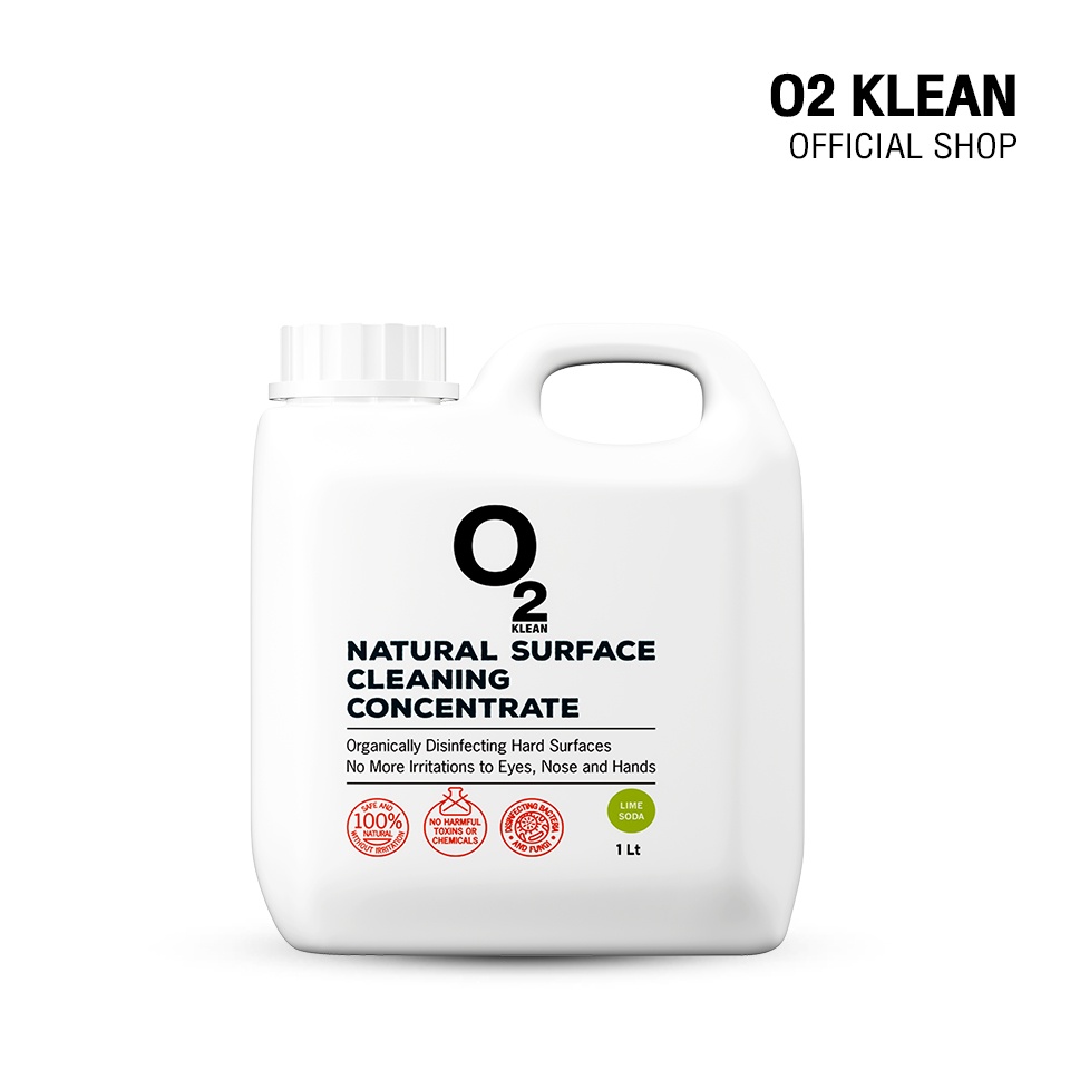 O2 Klean Natural Surface Cleaning Concentrate - 1 Litre โอทูคลีน น้ำยา ...