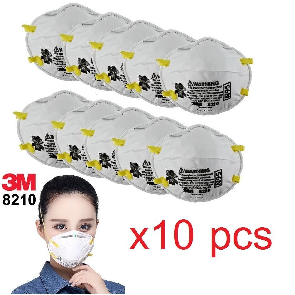 3M 8210N9510ชิ้น) หน้ากากป้องกันฝุ่น 3M PM2.5 8210 (เอ็น95) XPpI | Shopee Thailand