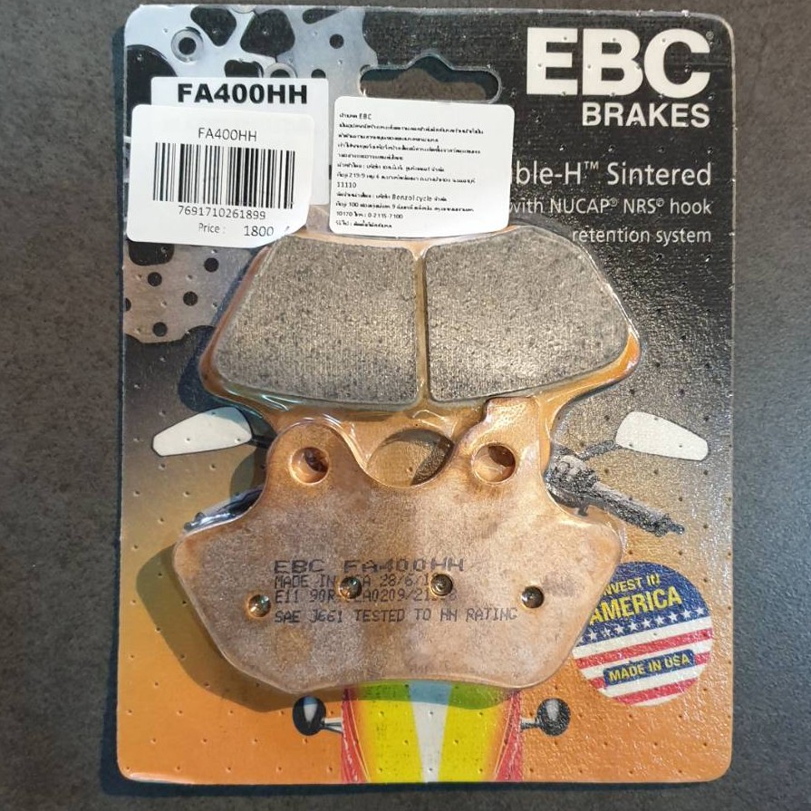 ผ้าเบรค EBC รุ่น FA400HH สำหรับ Harley Davison Dyna เช็ครุ่นปีสอบถาม ...