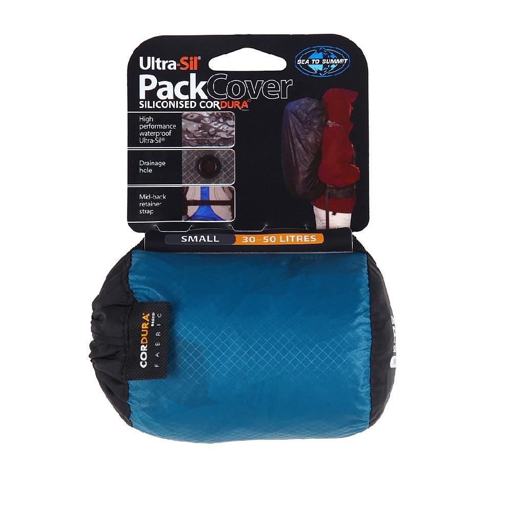SEA TO SUMMIT ULTRA SIL PACK COVER SMALL FITS 30-50 LITRE PACK BLUE 30 ...