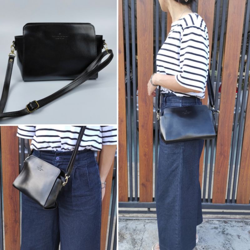 THE ANN PREMIUM NEW YORK กระเป๋าหนัง tote bag สภาพใหม่ กระเป๋าคาดอก ...