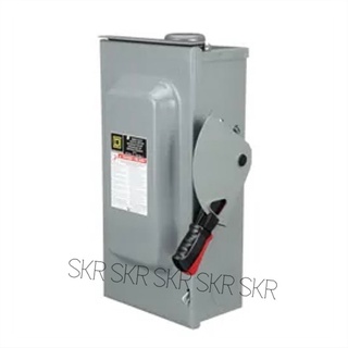 Schneider เซฟตี้สวิทช์ กันฝน 3P 60A 600V H362RB Safety Switch สามารถ ...