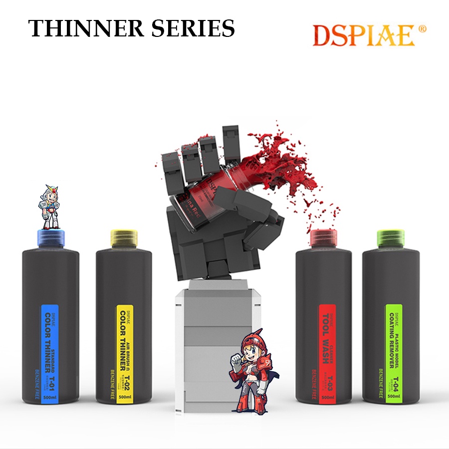 ทินเนอร์ ล้างสี ผสมสี [DSPIAE] THINNER SERIES | Shopee Thailand