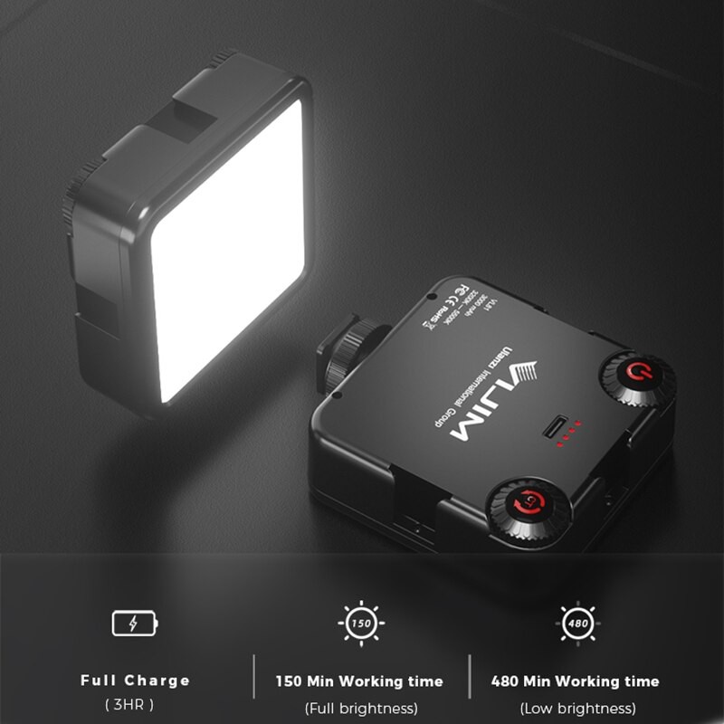 VIJIM VL81 Mini LED Video Light Built-in Battery 81 Camera Lamp Phone ...