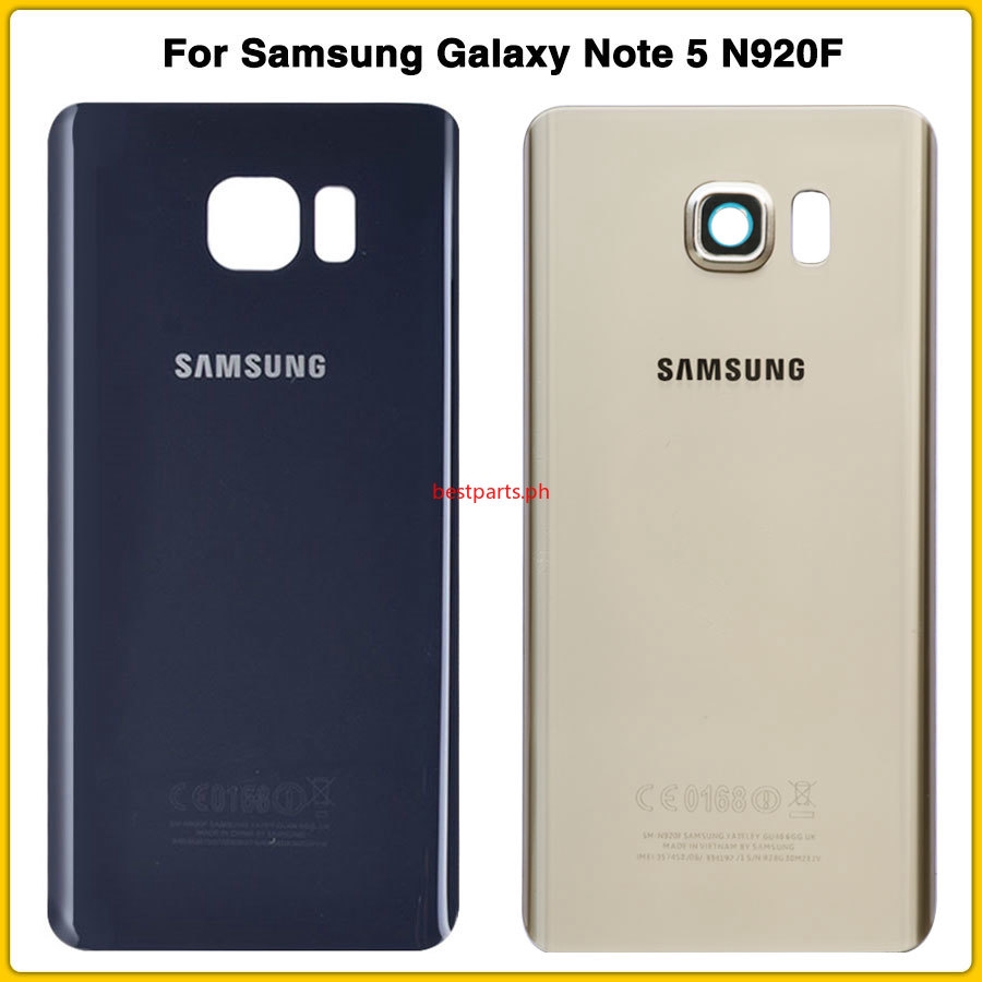 SAMSUNG BT-สําหรับSamsung Galaxy Note 5 N920 N920Fพร้อมฝาครอบแบตเตอรี่ ...