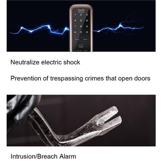 Gateman ASSA ABLOY HASH Digital Door Lock Fire Alarm Touch Button Korea ...