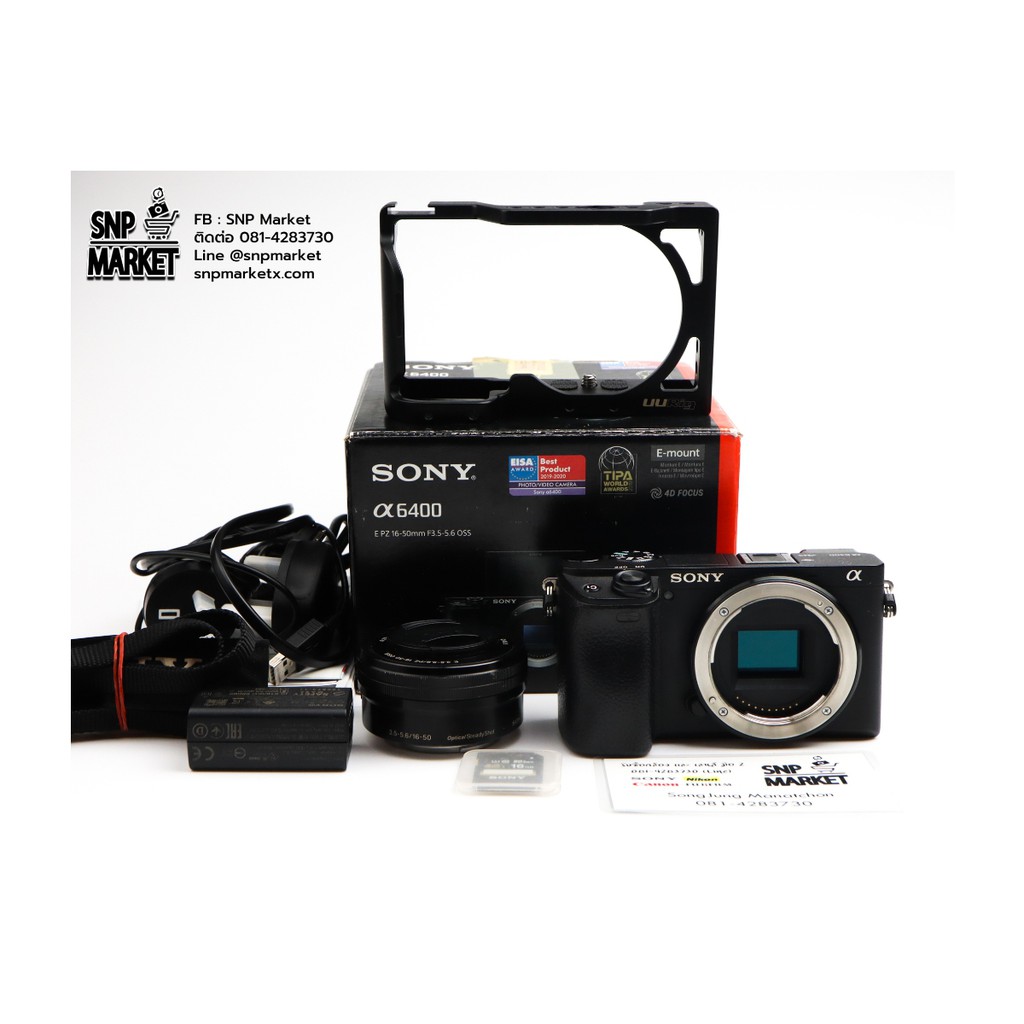 Sony A6400 Lens 16-50 KITอดีตประกันศูนย์ (ครบกล่อง) | Shopee Thailand