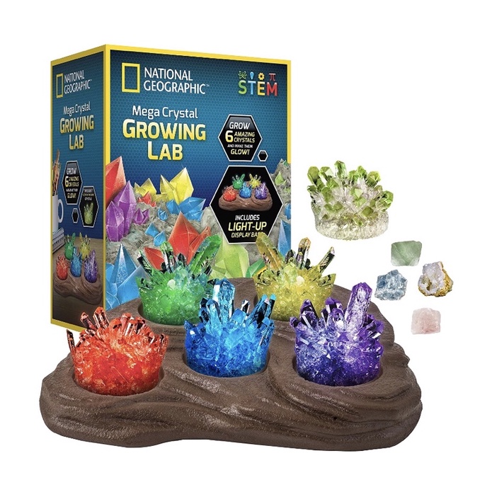 ชุดสร้างหินคริสตัล NATIONAL GEOGRAPHIC Mega Crystal Growing Lab ...