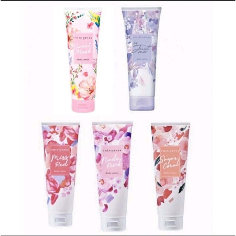 CUTE PRESS โลชั่น SWEET MUSK BODY LOTIONและอีก4กลิ่นลอตใหม่ของแท้ ...