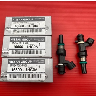หัวฉีด แท้(12รู) มาร์ช อัลเมร่า 16600-1HC0A ยี่ห้อ NISSAN รุ่น MARCH ...