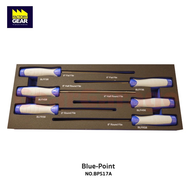BLUE-POINT NO.BPS17A File Set ชุดตะไบสำหรับงานช่าง Factory Gear By Gear ...