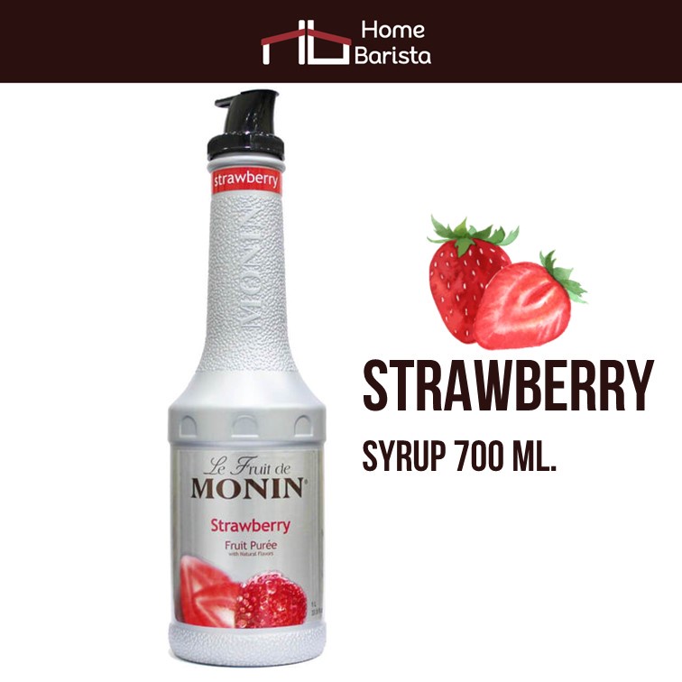 Home Barista Monin Strawberry Fruit Mix 1 L. (MS-0080) | Shopee Thailand