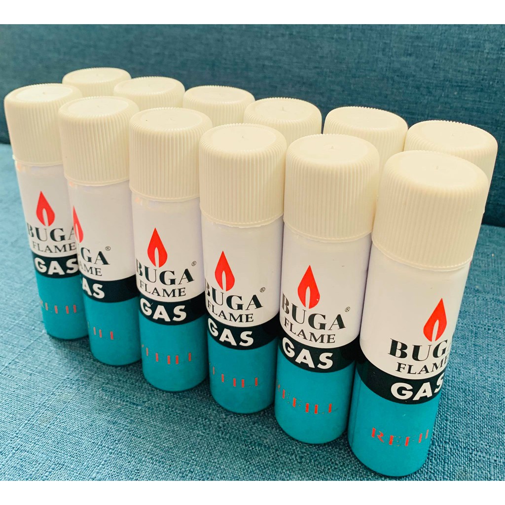 [12 กระป๋อง] BUGA FLAME GAS Refill ขนาด 50กรัม | Shopee Thailand