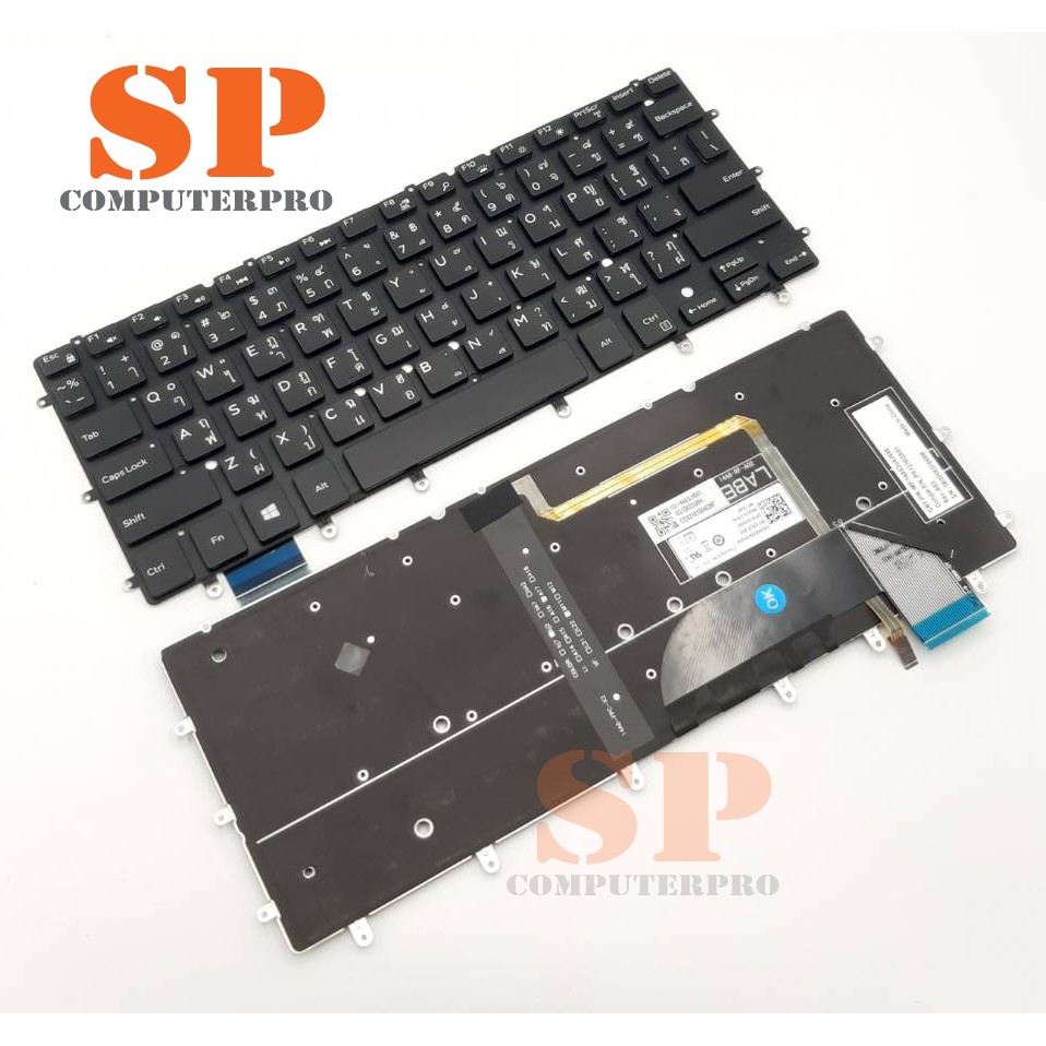 KEYBOARD DELL คีย์บอร์ด DELL INSPIRON P57G 13-7000 N7547 N7548 15-7558 ...