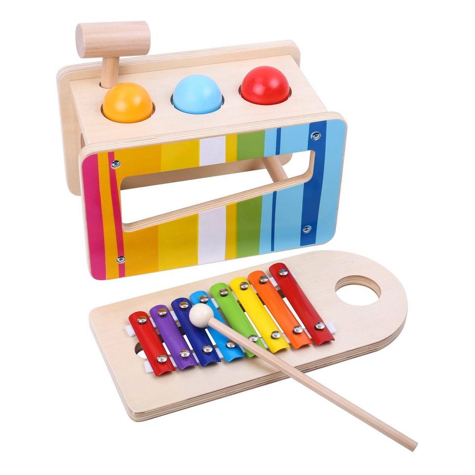 My First Melodies Pound & Tap Musical Bench ชุดเคาะลูกบอลไม้ มาพร้อม ...