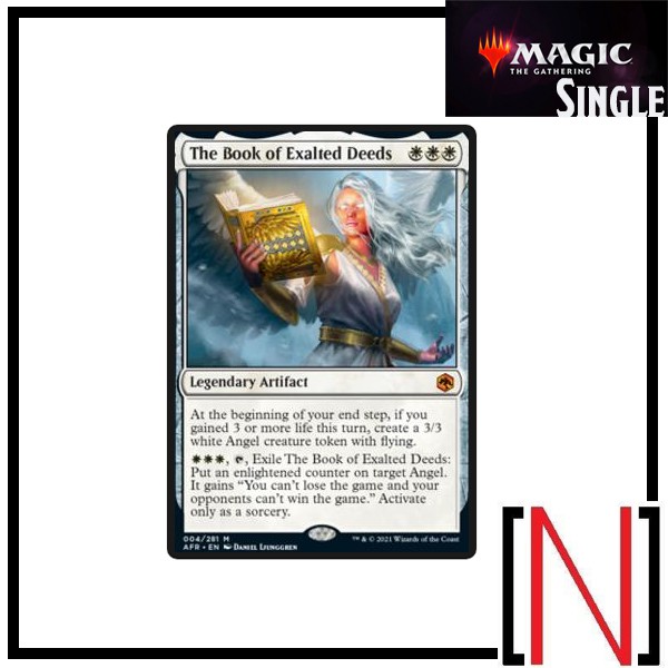 [MTG][Single][AFR] The Book of Exalted Deeds ระดับ Mythic [ภาษาอังกฤษ ...