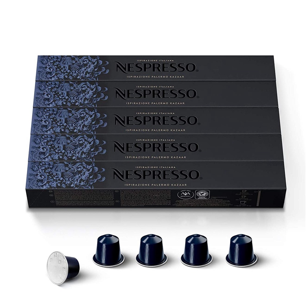 Nespresso Palermo KAZAAR Intense Ground Coffee Capsule เนสเพรสโซ กาซาร์ ...