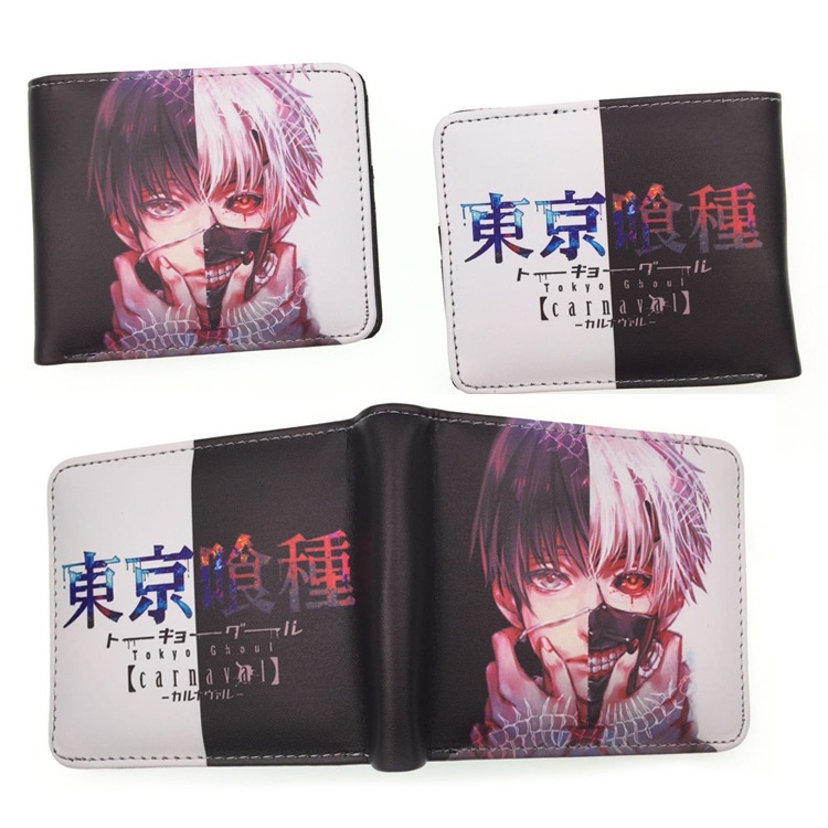 New Tokyo Ghoul Wallet Cartoon Anime Movies Student Man Short Wallets ...