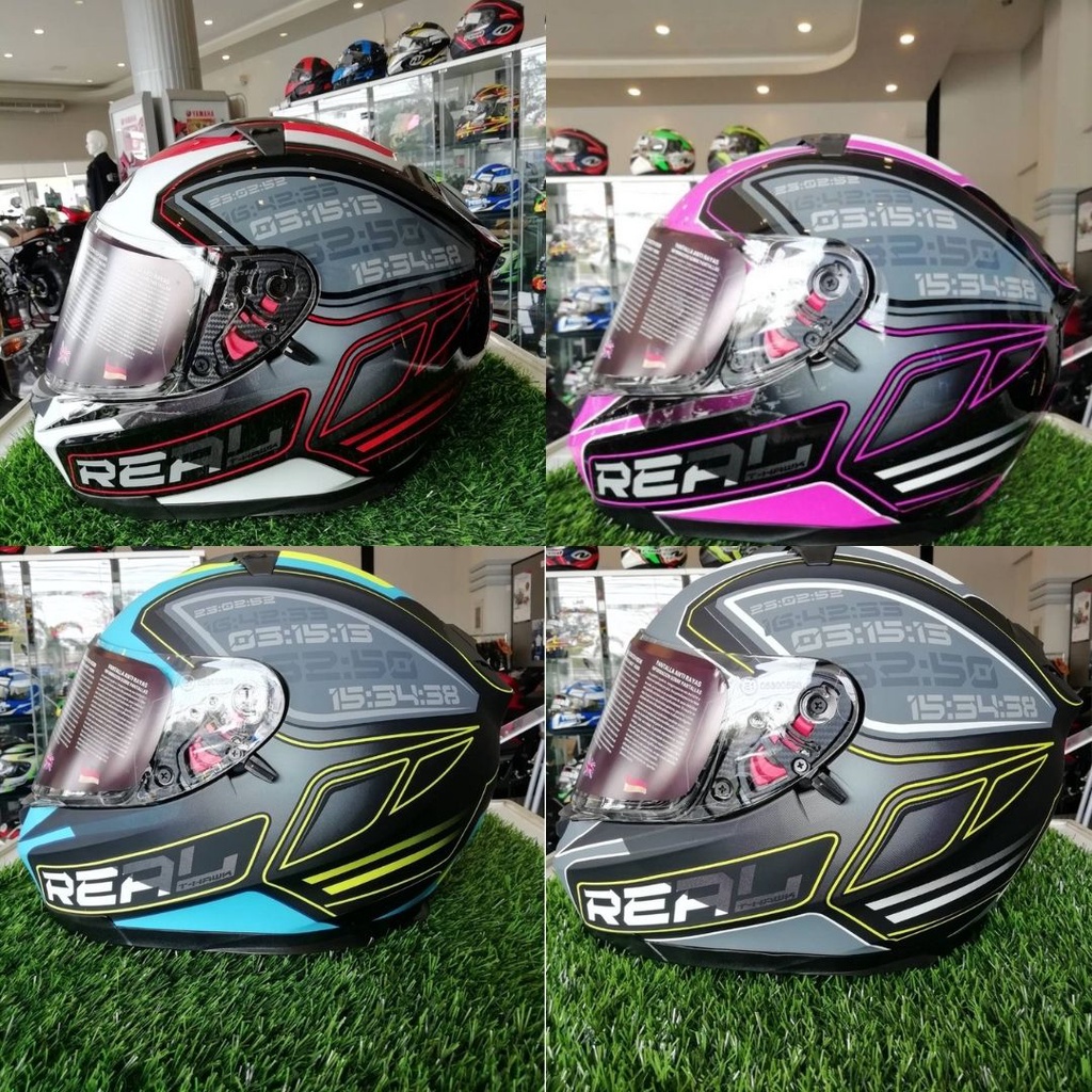 หมวกกันน็อค REAL รุ่น T-HAWK TECH | Shopee Thailand