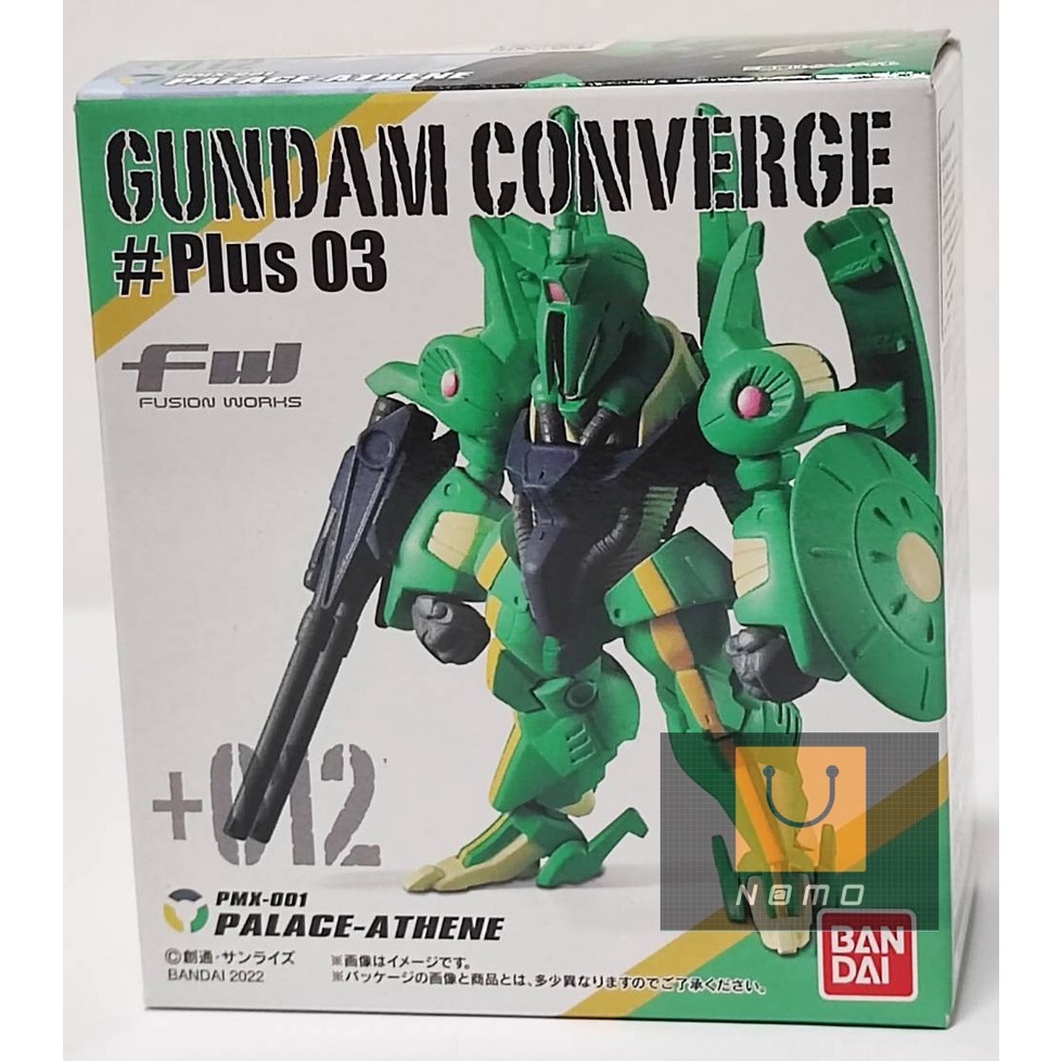 Gundam Converge # Plus 3 - Palas Athens + Option Past | Shopee Thailand