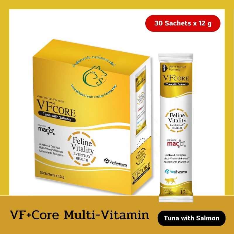 ( กล่อง 30 ซอง) VF+Core วิตามินรวมแร่ธาตุและพรีไบโอติก 12 กรัม | Shopee Thailand