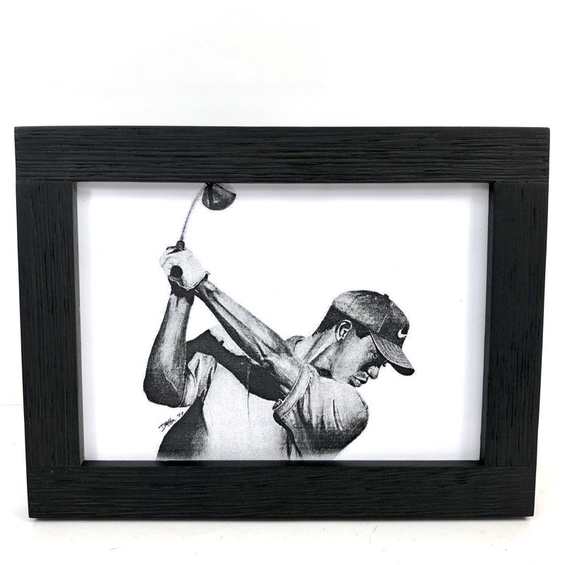 5x7" Tiger Woods PGA Nike ไทเกอร์วูดส์ ไนกี้ Tour Collection Golf ไม้ ...