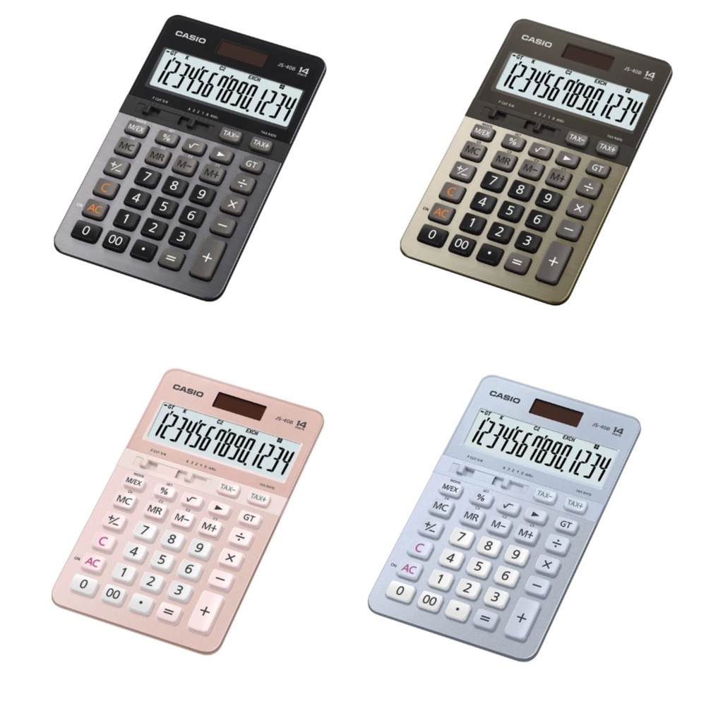 JS-40B-BK สีดำ เครื่องคิดเลข Casio 14 หลัก ของแท้ ของใหม่ ประกันศูนย์ | Shopee Thailand