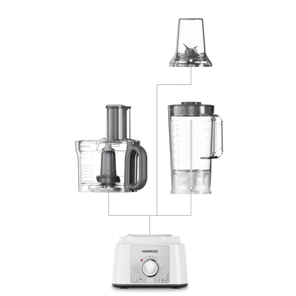 Kenwood เครื่องเตรียมอาหาร MultiPro Express รุ่น FDP65.400WH | Shopee ...