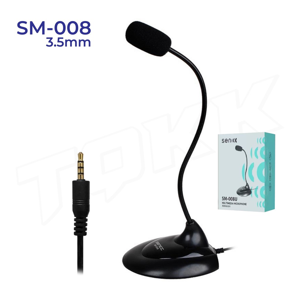 ไมโครโฟนแบบตั้งโต๊ะ SEN SM-008 และ SM-008U/////////////// | Shopee Thailand