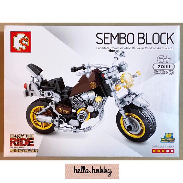เลโก้จีน Sembo block 701108-701111 Motorcycle 249pcs | Shopee Thailand