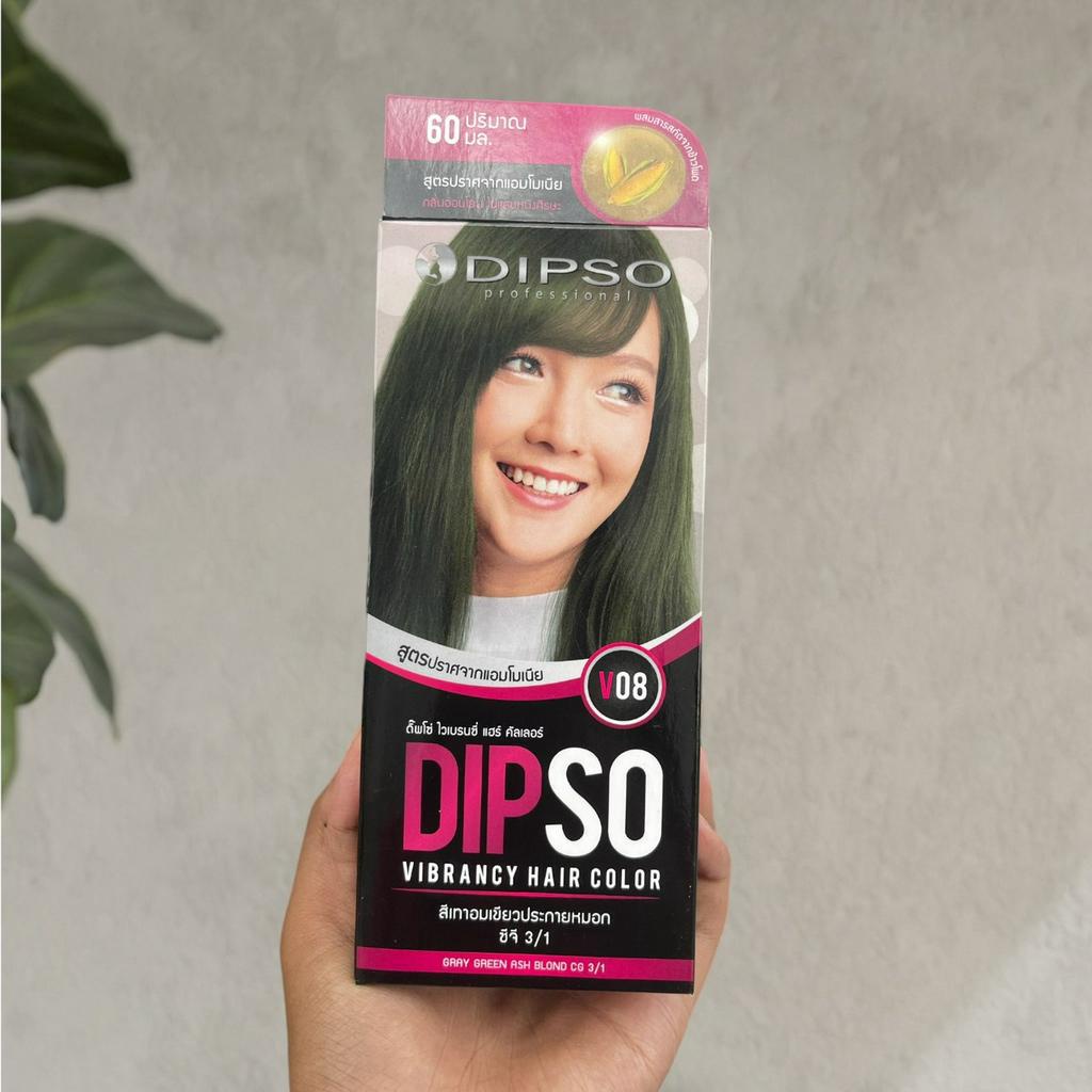 Dipso ดิ๊พโซ่ ไวเบรนซี่ แฮร์ คัลเลอร์ ผลิตภัณฑ์เปลี่ยนสีผม | Shopee Thailand