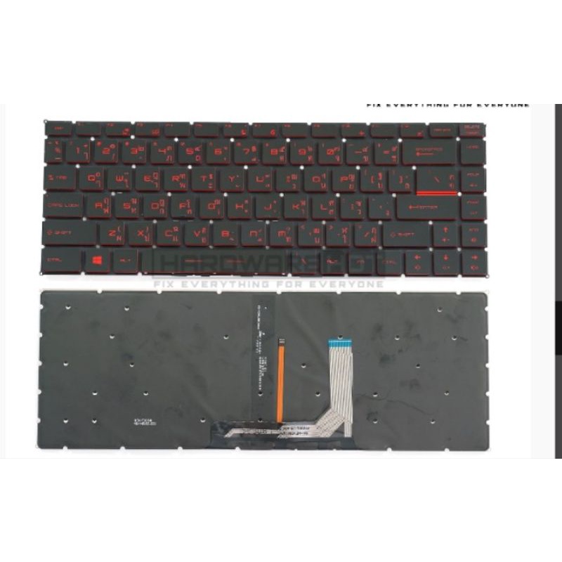 KEYBOARD MSI GF63 8RD GF65 95D | Shopee Thailand