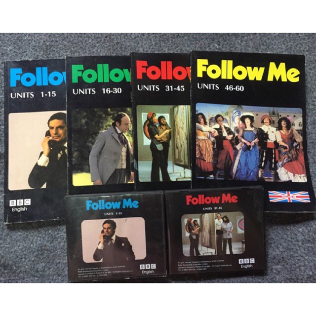 Follow Me Book หนังสือภาษาอังกฤษ Follow Me 1-4 + แผ่นวีดีโอการสอน ครบ ...