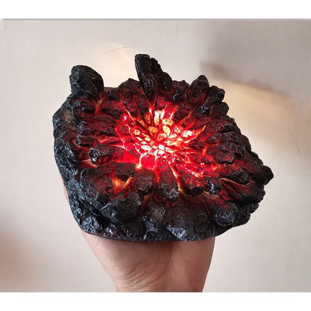 GK Resin Diorama magma burst light up งานเรซิ่น ฐานฉากแมกม่าระเบิด ...