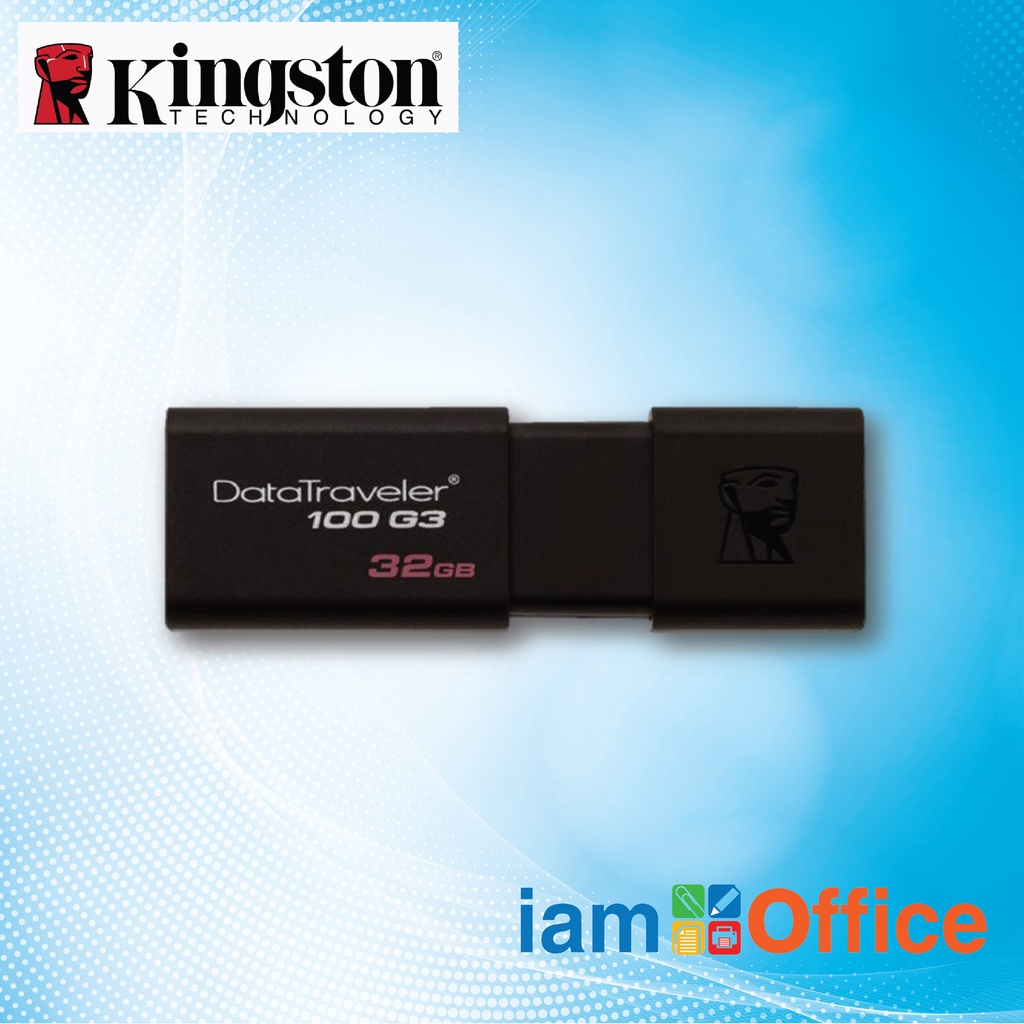 Kingston Data Traveler DT100 G3 32GB Black รับประกัน Synnex | Shopee Thailand