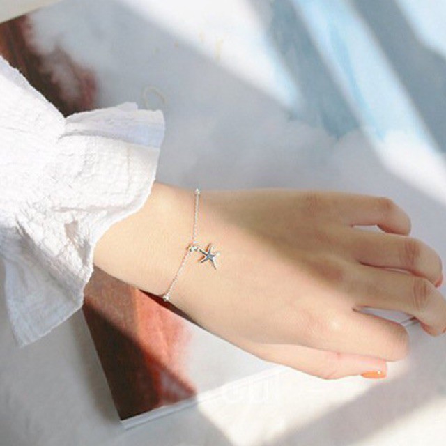 สร้อยข้อมือปลาดาว เงินแท้ 92 5 Shopee Thailand