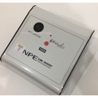 NPE CM-1000P ไมค์ประกาศ Chime Microphone ไมค์ประกาศแบบตั้งโต๊ะ มีปุ่มเสียงพูด/ระฆัง (Chim tone ...