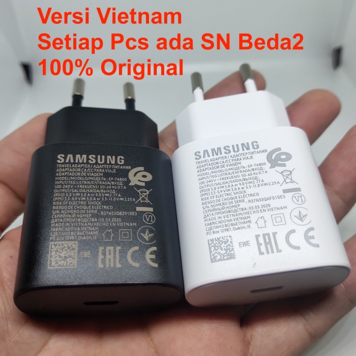 แท้ ที่ชาร์จ USB C ชาร์จเร็วมาก สําหรับ Samsung note10 s10 A80 25W PD | Shopee Thailand