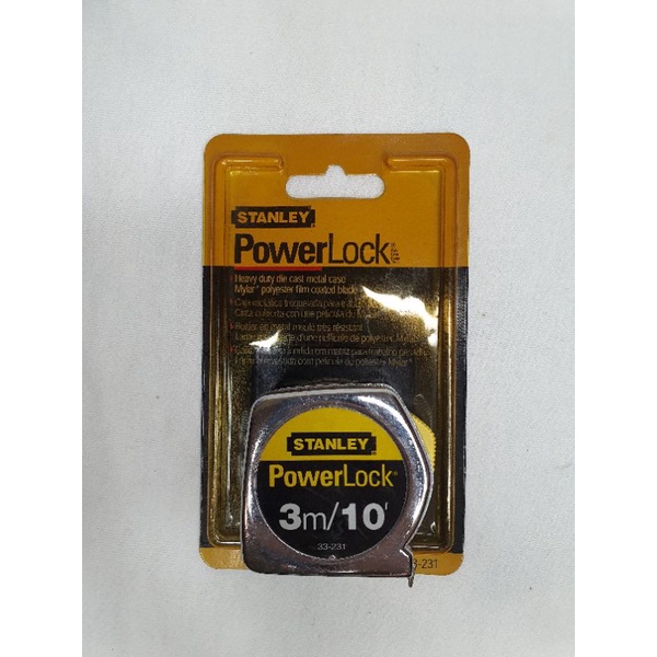 ตลับเมตร STANLEY PowerLock ขนาด 3m/10' ของแท้ (ล้างสต๊อก) | Shopee Thailand