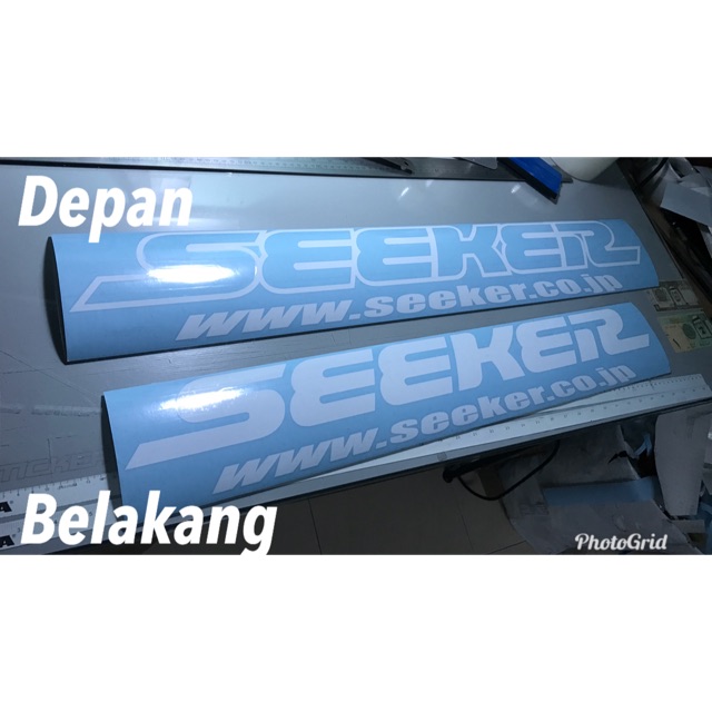 สติกเกอร์ TULISAN SEEKER HONDA หน้า หลัง | Shopee Thailand