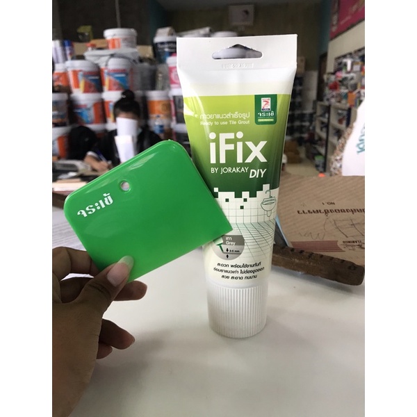 IFIX จระเข้ ไอฟิกซ์ สีขาว กาวยาแนวสำเร็จรูป พร้อมส่ง | Shopee Thailand