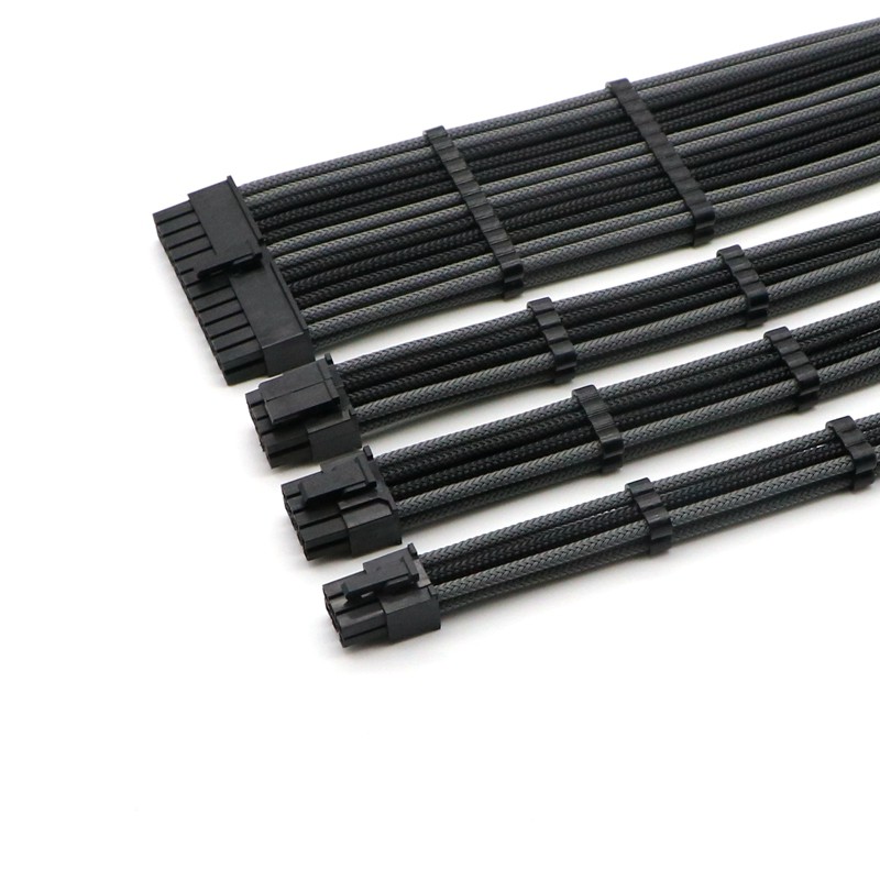 ATX 24Pin, CPU 8Pin, GPU 6+2Pin, ชุดสายเคเบิลต่อขยาย GPU 6Pin | Shopee ...
