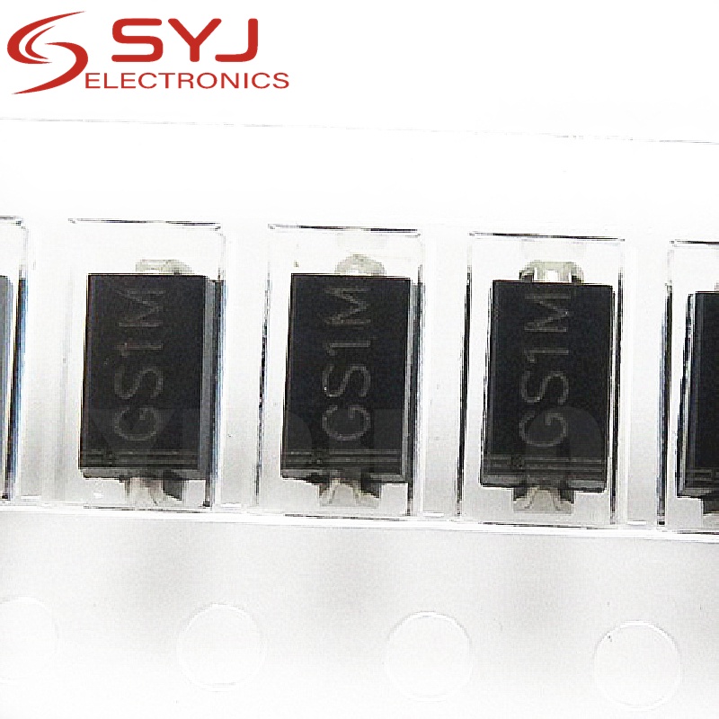 100pcs/lot GS1M SMD Rectifier Diode GS1M Making S1M SMA DO-214AC In ...
